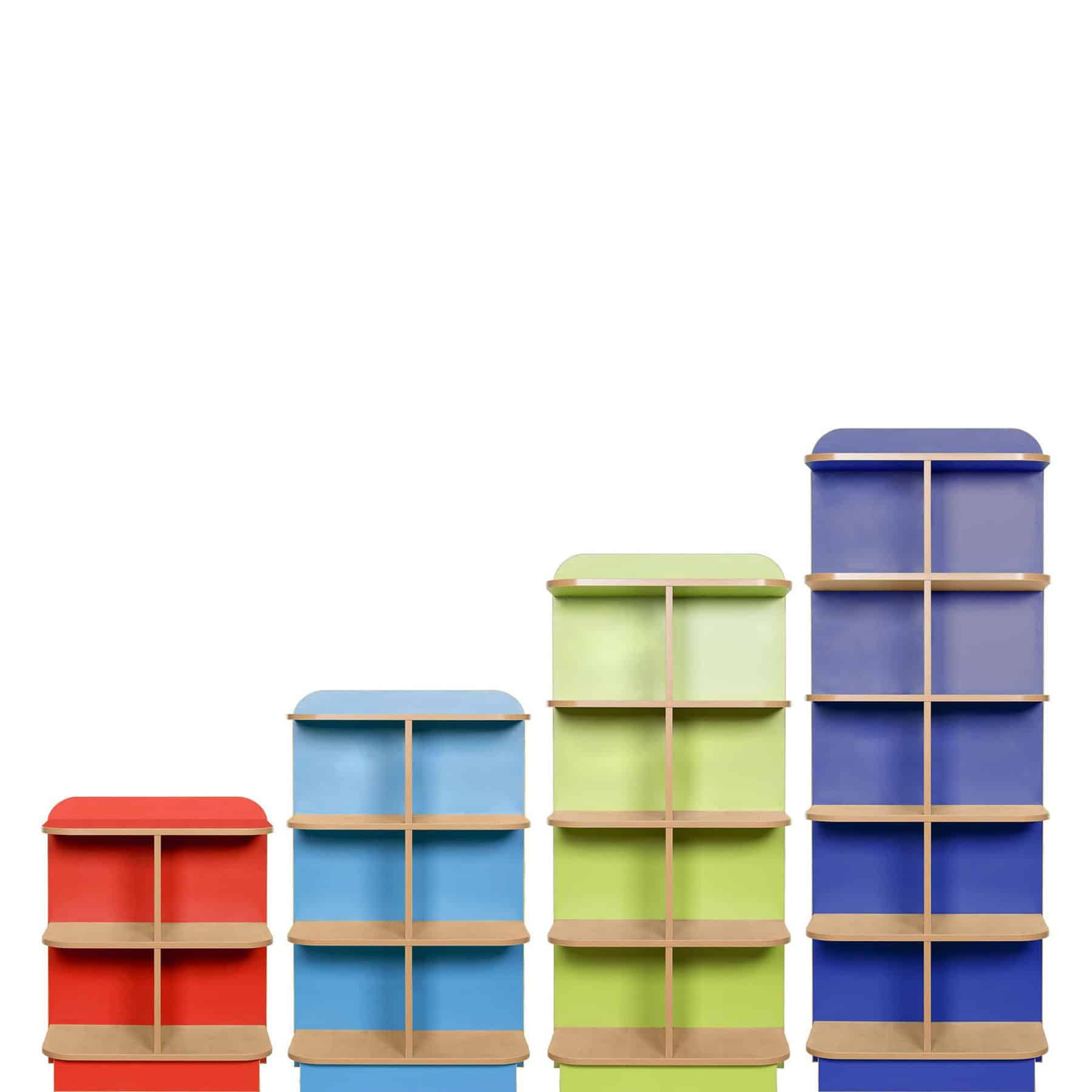 Creative Library Double Radius End Cap Bookcase – Forward Education