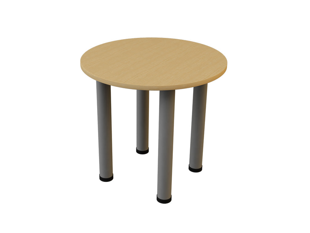 Sienna Circular Table With Tubular Legs – Forward Education