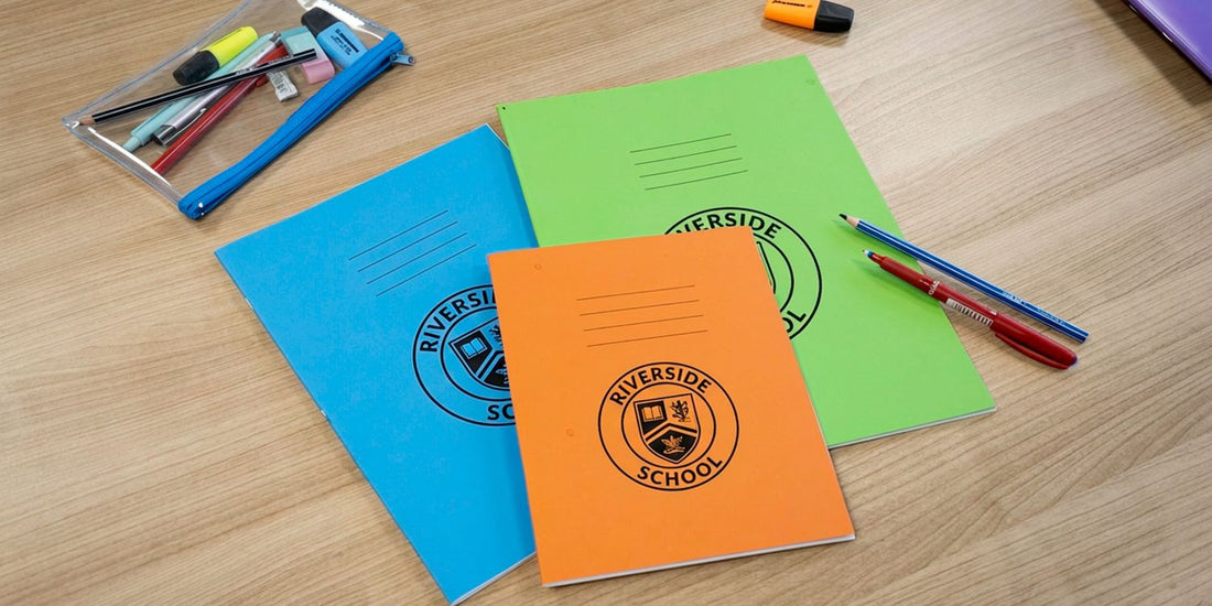 Classic Exercise Book A4+ 80 Pages 8mm Ruled & Margin - Dark Blue 45 P ...