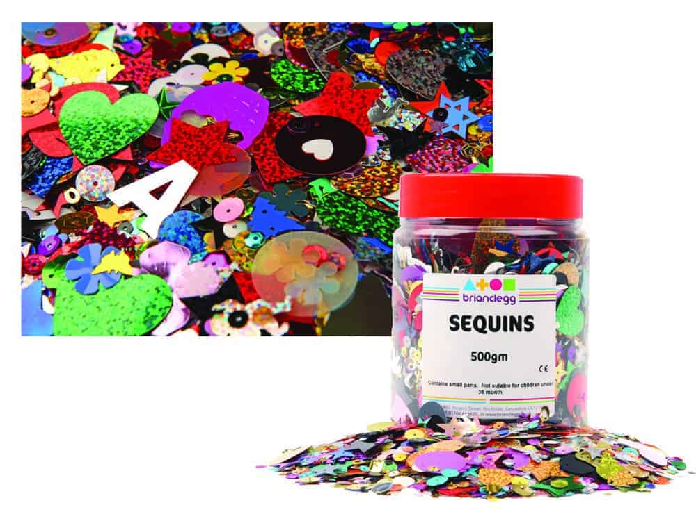 Assorted Sequins Bulk Tub - 500g – Forward Education